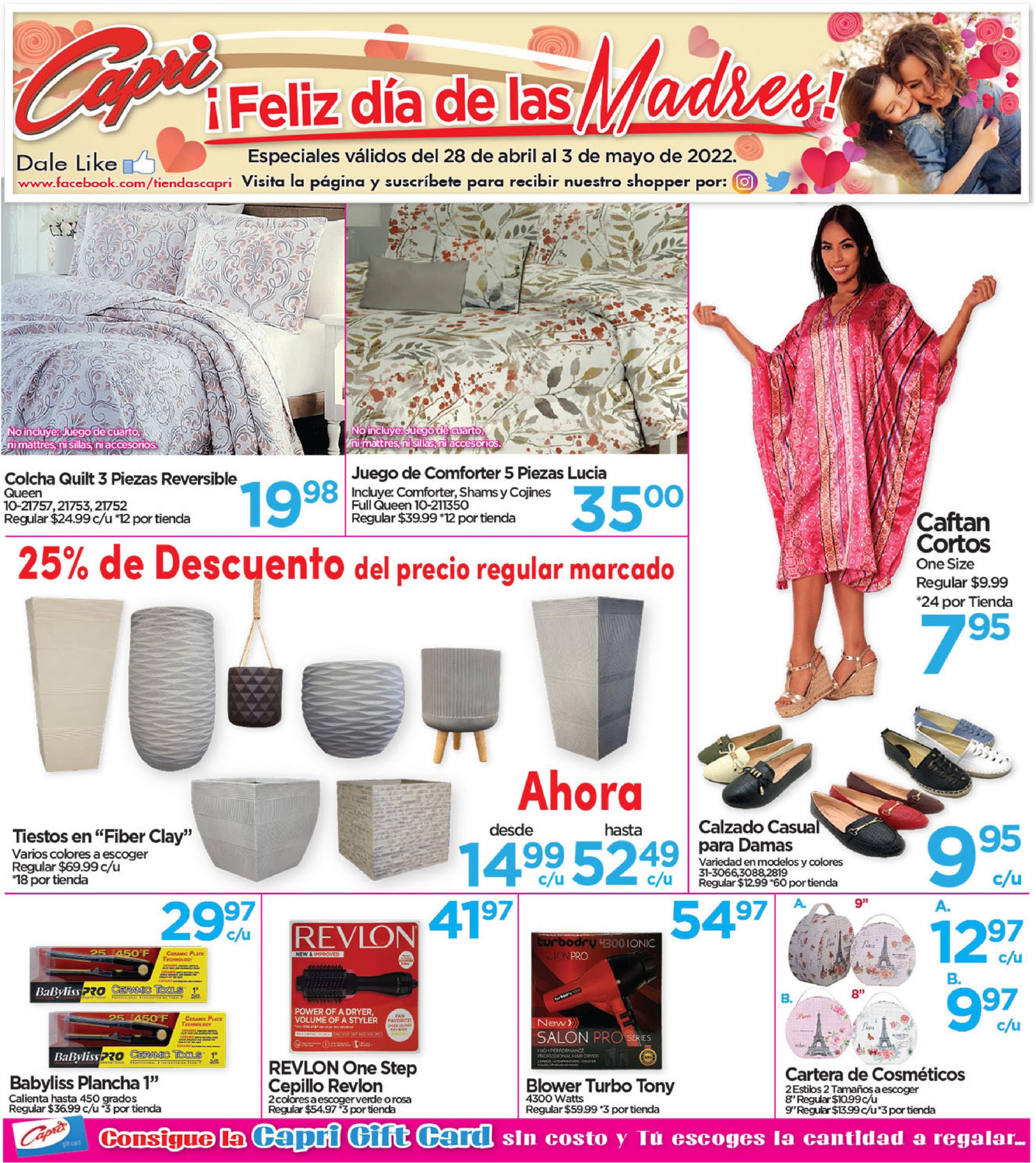 Tiendas Capri - "En Capri nos vemos" | Shopper | Tiendas | Mucho mas.