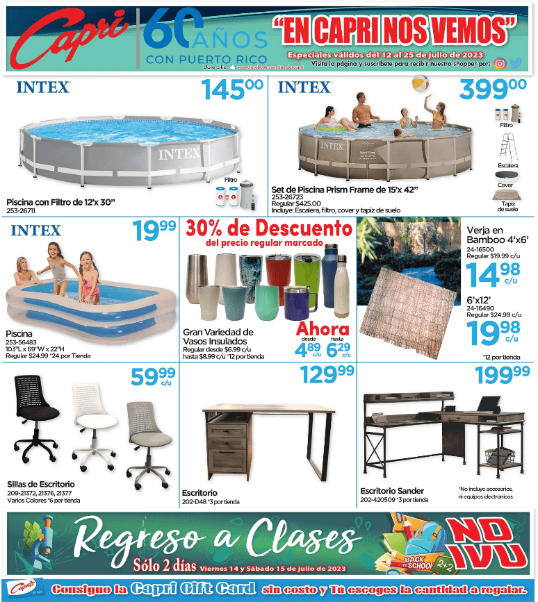 Tiendas Capri - "En Capri nos vemos" | Shopper | Tiendas | Mucho mas.