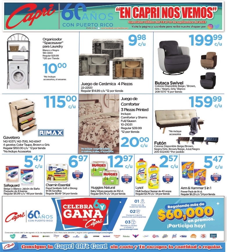 Tiendas Capri - "En Capri nos vemos" | Shopper | Tiendas | Mucho mas.